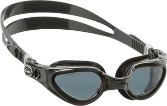 Cressi Right Goggles Black/Smoked Lens - Schwimmbrille Erwachsene für Schwimmen, Pool und Wassersport, Anti-Fog 100% Anti UV, Schwarz/Schwarz - Geräucherte G