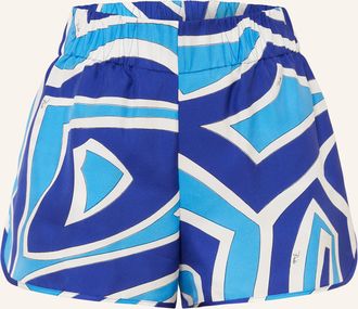 Pucci Seidenshorts blau