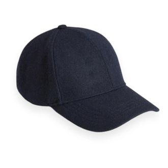 Woolrich Homme, Accessoires, Bleu, Taille: ONE Size Casquette décontractée en mélange de laine italienne