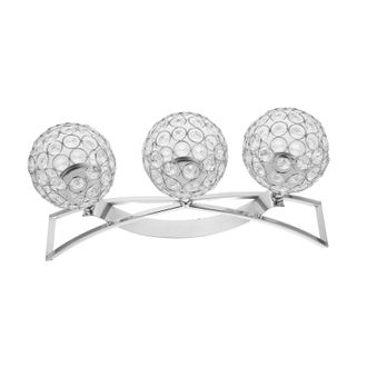 Aboofan Armiger Kristall Kerzenhalter Kandelaber mit Stabilem Bogen Dekorativer Mittelstück für Hochzeit Tischbeleuchtung und Eleganter Tischkerzenständer für