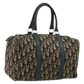 Dior Pre-owned Toile sacs-main - Femme - Pre-owned - Bleu - Taille: ONE Size