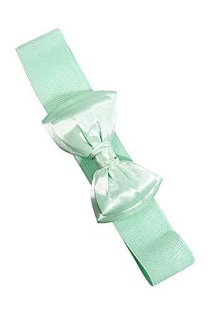 Banned Ceinture Bella Large de Rockabilly 1950 &Eacute;lastiqu&eacute;e - Menthe (Medium)