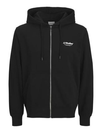 Jack & Jones Jjesoho Noos Sweat zippé à Capuche, Noir, S