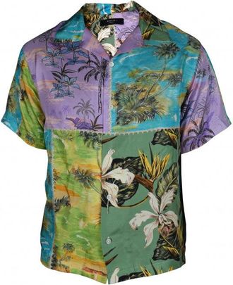 Amiri Chemise patchwork Amiri