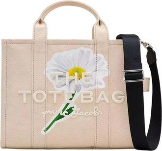 Marc Jacobs Femme, Sacs, Beige, Taille: ONE Size Cabas en coton