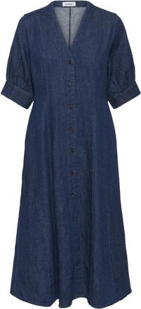 Soaked In Luxury Femme, Robes, Bleu, Taille: 46 FR Robes Midi