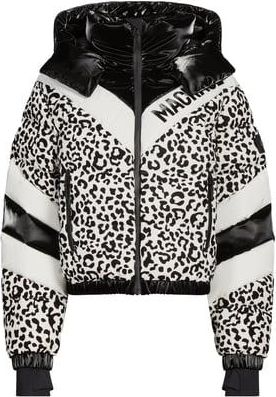 Mackage Manteau de ski en duvet et tissu floqu&eacute; avec motif chevron
