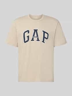 GAP T-Shirt mit Logo-Print und Rundhalsausschnitt