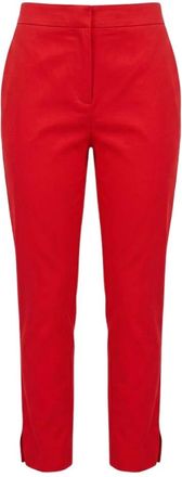 Malo Pantalon slim - Femme - Pantalons - Rouge - Taille: 36 FR