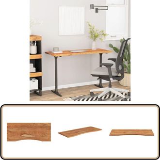 vidaXL Dessus de bureau 120x50x2,5 cm rectangulaire bois massif acacia - Vidaxl