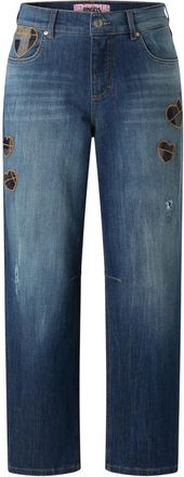 Angels Evy Cropped Jeans - - Jeans - Damen - Blau - XS