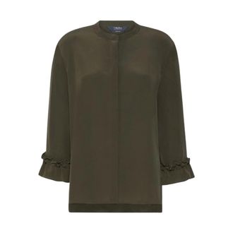 Max Mara Blouses - Femme - Blouses et Chemises - Vert - Taille: 36 FR
