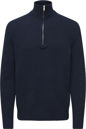 Only & Sons Onsjames RLX 1/2 Zip Knit Noos