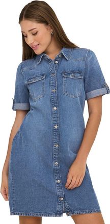 Only Female Jeanskleid ONLLISA Kurzes Kleid
