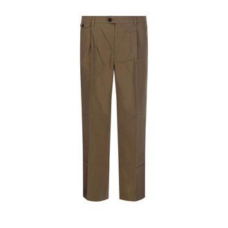 Dunst Homme, Pantalons, Brun, Taille: L Pantalon Chino Pliss&eacute; D&eacute;contract&eacute;
