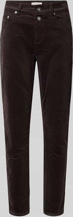 Marc O'Polo Boyfriend Fit Feincordhose aus Baumwoll-Mix