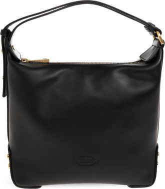 Tod's Femme, Sacs, Noir, Taille: ONE Size Studded Mini Shoulder Bag