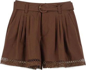 Twinset Femme, Shorts, Brun, Taille: 42 FR Shorts