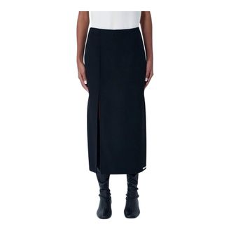 Sportmax Wollrock - - Skirts - Damen - Schwarzk - XS