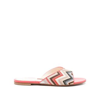 Missoni Rosa Sommer Sandalen f&uuml;r Frauen - - Shoes - Damen - Rosa - 37 1/2 EU