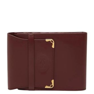 Cartier Portefeuille Pre-owned (bi-pli) - Femme - Pre-owned - Rouge - Taille: ONE Size