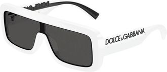 Dolce & Gabbana Lunettes de soleil Dx6013 - unisex - Accessoires - Blanc - Taille: 54 MM