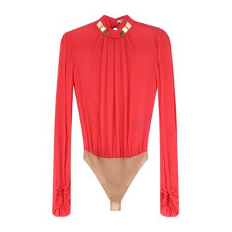 Elisabetta Franchi Damen, Oberteile, Rot, MGr&ouml;&szlig;e