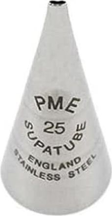 PME ST25 Mittelgroße Kalligraphie-Supatube Nr. 25 ausnahtlosem Edelstahl, Silver, 1.72 x 1.72 x 3.5 cm