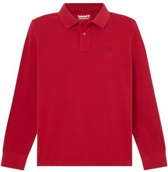 Timberland Polo droit manches longues en coton