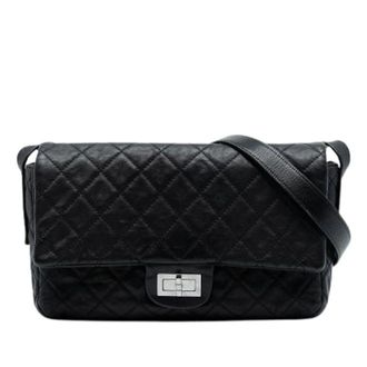 Chanel Sac bandouli&egrave;re Mademoiselle &agrave; fermoir tourniquet Pre-owned - Femme - Pre-owned - Noir - Taille: ONE Size