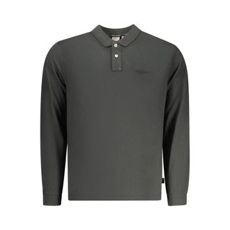 Pepe Jeans London Lang&auml;rmeliges Poloshirt - - Tops - Herren - Schwarzk - L