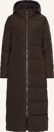Canada Goose Daunenmantel Mystique Mit Abnehmbarer Kapuze braun
