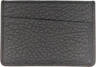 Maison Margiela Cowhide Leather Card Case - Black
