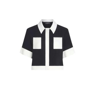 Karl Lagerfeld Jacke mit Kettendetail - - Blouses & Shirts - Damen - Schwarzk - S