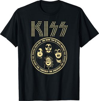 Kiss Music Die ikonische Band Rock-Ikone Heavy Metal T-Shirt