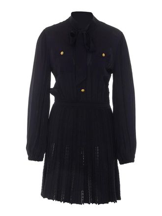 Twinset Knielanges Kleid - Schwarz