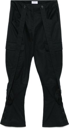 Off-white Cargohose mit Riemendetail - Schwarz
