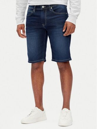 Pepe Jeans London Jeansshorts PM801075 Dunkelblau Slim Fit