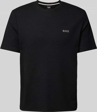 HUGO BOSS T-Shirt mit Label-Stitching