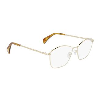 Lanvin Femme, Accessoires, Jaune, Taille: ONE Size Lunettes avec Montures Métalliques Jaunes