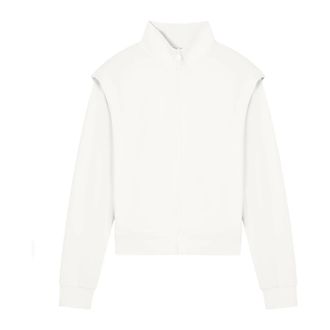 Emporio Armani Emporio Armani Ea7, Femme, Sweatshirts et sweats &agrave; capuche, Blanc, Taille: 38 FR SweaT-shirt Performance Stretch Jersey