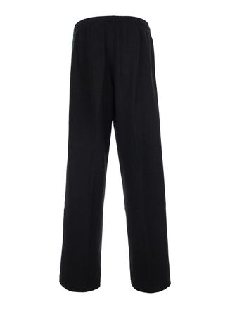 Gucci Mens Trousers Web Detail Black Silk