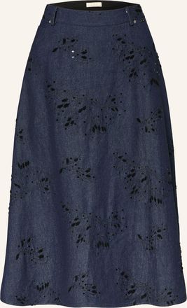 IVI Collection Ivi Collection Jeansrock Mit Pailletten blau