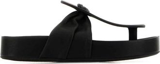 Uma Wang UMA Wang, Femme, Chaussures, Noir, Taille: 40 EU Sandales fronc&eacute;es en cuir