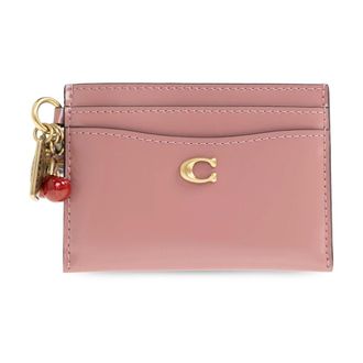 Coach Femme, Accessoires, Rose, Taille: ONE Size Porte-cartes essentiel avec breloques
