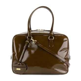 Moschino Pre-owned Canvas schultertasche - - Pre-owned - Damen - Braun - ONE SIZE