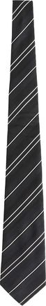 Junya Watanabe Striped Silk Tie