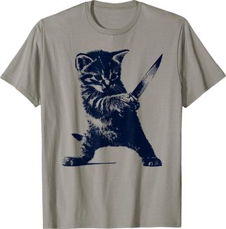 Generic Chaotische Katze, lustige Unfug Kitty Illustration T-Shirt