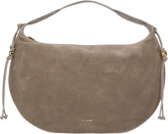Coccinelle Sac port&eacute; &eacute;paule Thess en daim - Femme - Sacs - Beige - Taille: ONE Size