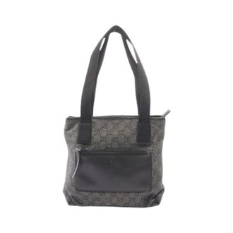 Gucci Pre-owned GG Canvas Leder Schultertasche - - Pre-owned - Damen - Grau - ONE SIZE